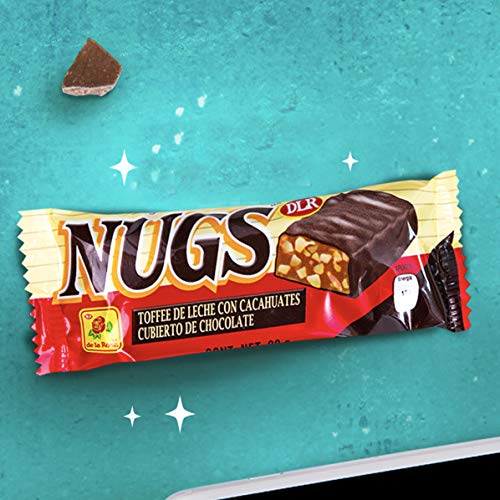 Chocolate Bar Candy with peanuts and milky caramel (Nugs Recreo ...