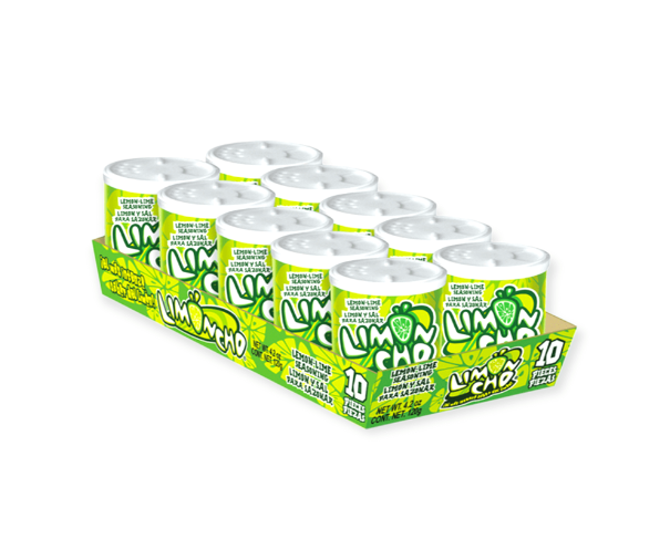 Zumbapica Limoncho Lemon - Lime Salt Mexican Candy, 0.42 Ounce, 10 cou ...
