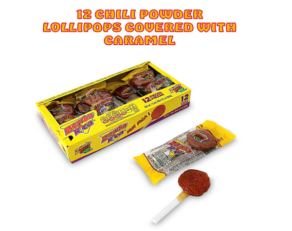 Zumbapica Zumba Rica Chilito Chili Powder Lollipop 12pcs - Lollipops w ...